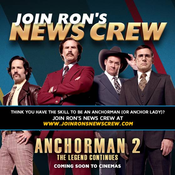 Join Ron's News Crew | Anchorman 2: The Legend Continues - Impulse Gamer