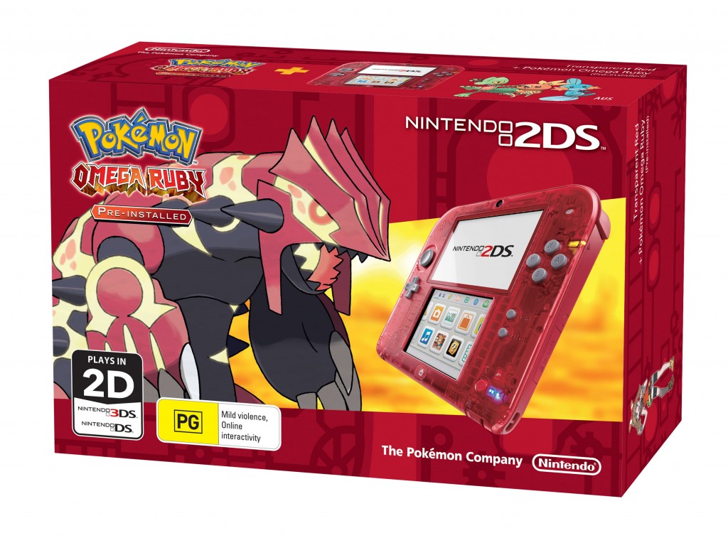 NINTENDO 2DS TRANSPARENT RED AND NINTENDO 2DS TRANSPARENT BLUE BUNDLES ...