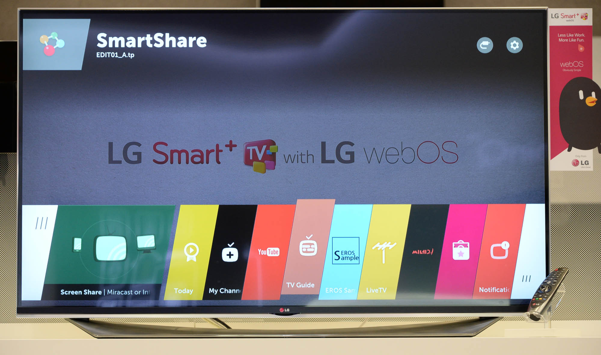 LG TO SHOWCASE MORE INTUITIVE WEBOS 2.0 SMART TV PLATFORM AT CES 2015 ...
