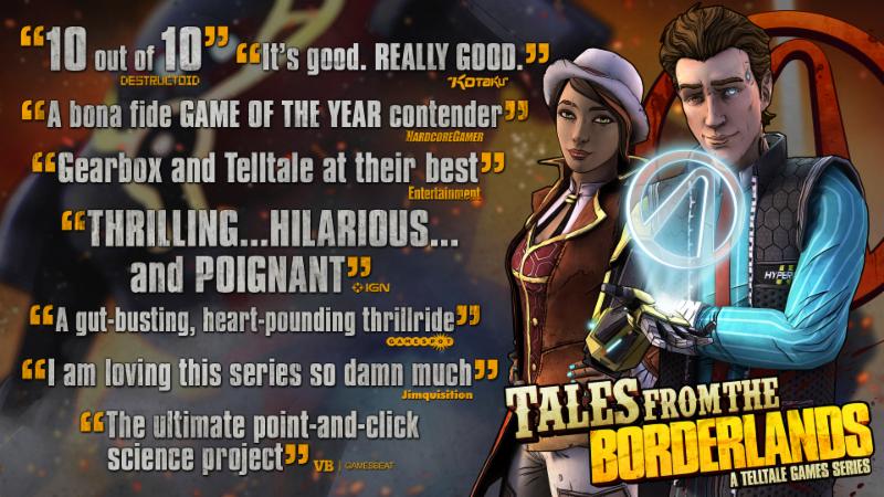Critically-Acclaimed 'Tales from the Borderlands' concludes Tuesday Oct ...