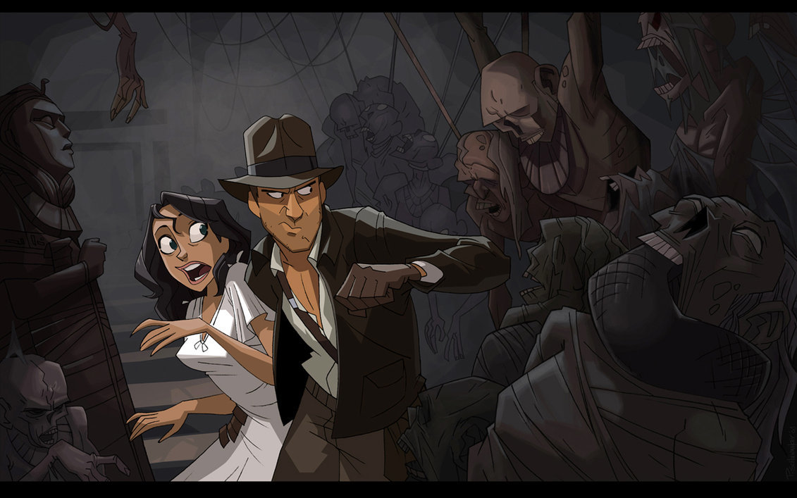 Awesome INDIANA JONES cartoon homage to the films and an ongoing ...