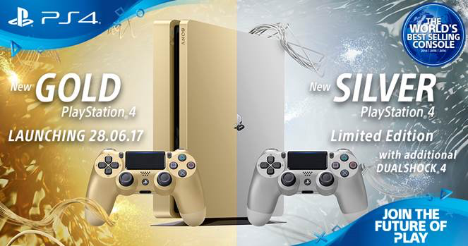 Gold and Silver limited edition PlayStation 4 consoles join the family ...
