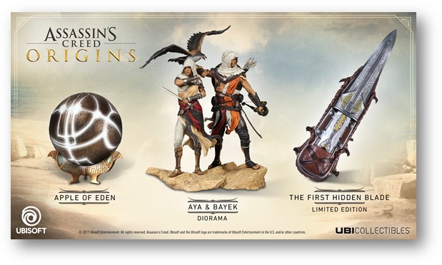 NEW ASSASSIN’S CREED® ORIGINS COLLECTIBLES AVAILABLE FOR PRE ORDER NOW ...