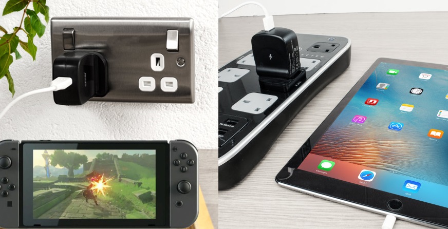 Olixar Ultimate Mains 3A Universal Fast Charger & Travel Adapters ...