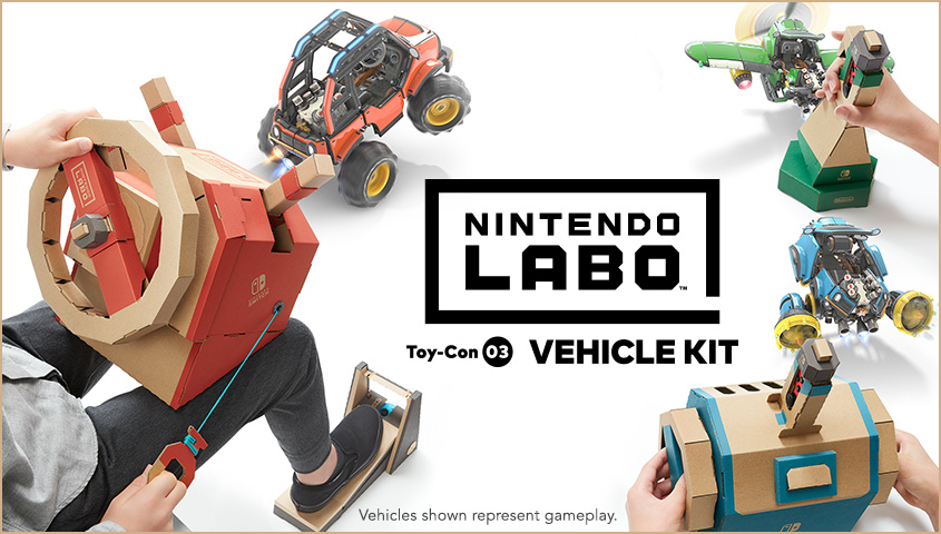 DRIVE, DIVE AND FLY WITH THE NEW NINTENDO LABO VEHICLE KIT FOR NINTENDO ...