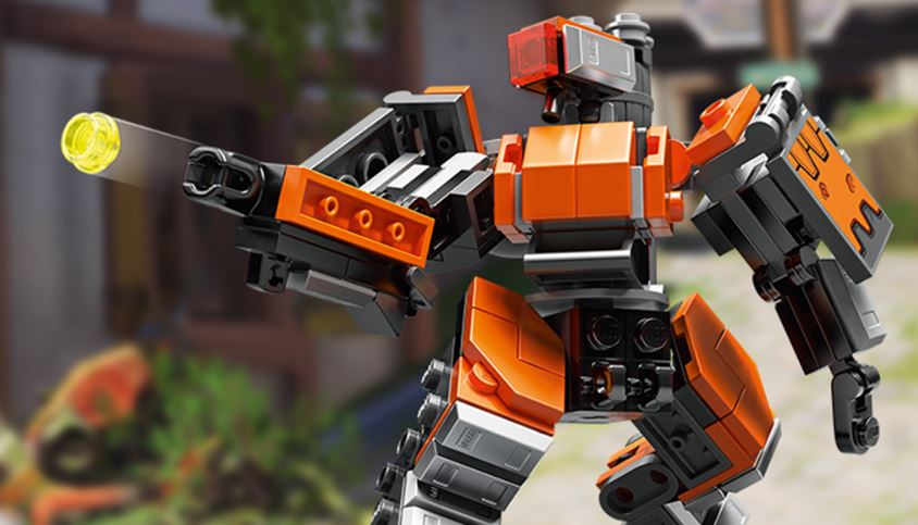 Limited-edition LEGO Overwatch Omnic Bastion ready to defend your desk ...