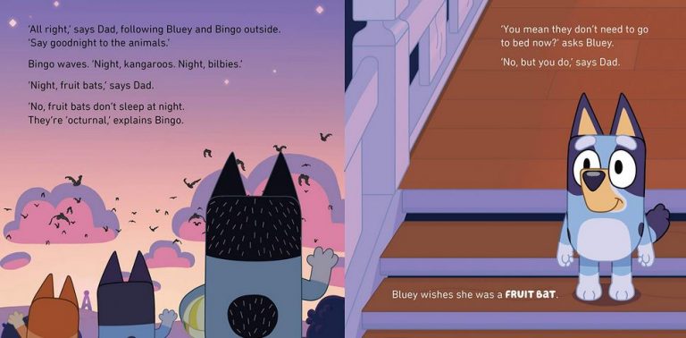 Bluey Fruit Bat Book Review - Impulse Gamer