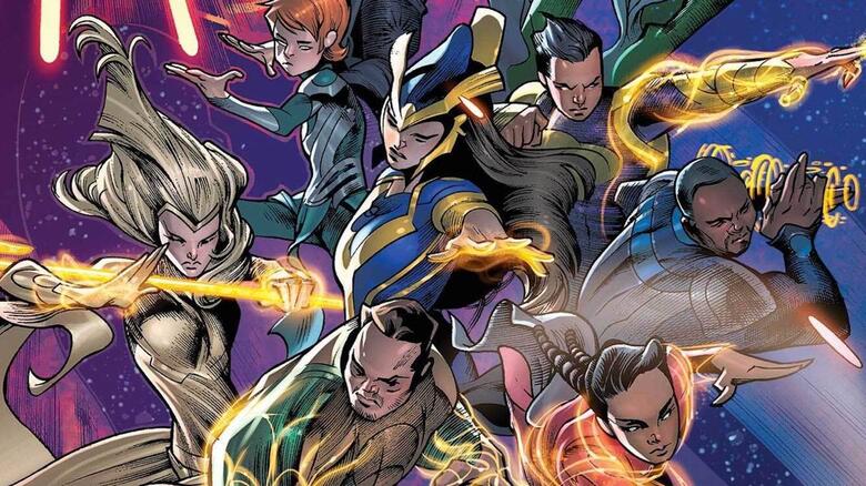 NEW ETERNALS #7 COMIC BOOK VARIANT COVERS SHOWCASE THE CHARACTERS OF ...