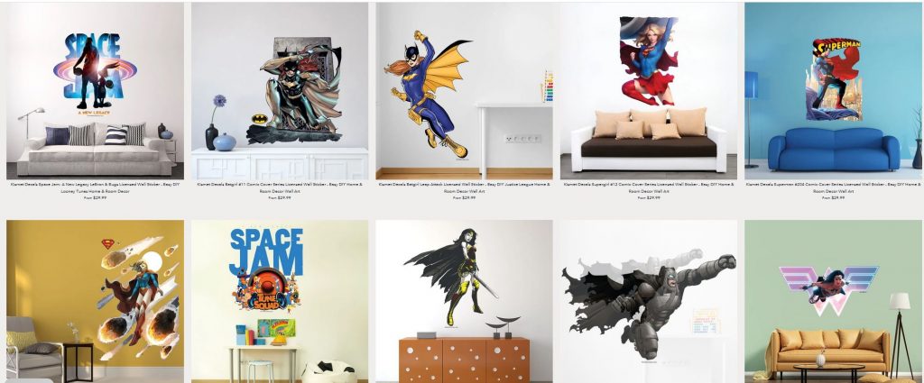 Kismet Decals Review #WW84 Hero Pose 1 Licensed Wall Sticker ...