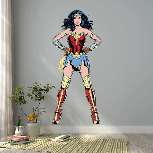 Kismet Decals Review #WW84 Hero Pose 1 Licensed Wall Sticker ...