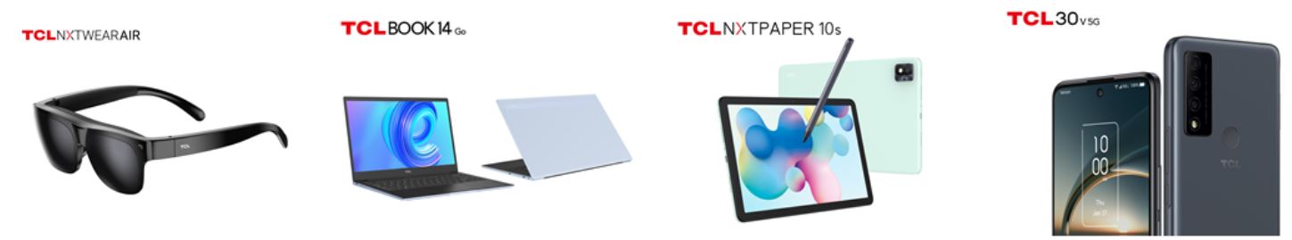 CES 2022 - TCL Mobile unveils Laptops - 2nd Gen Wearable Display ...