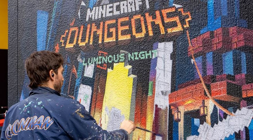 Minecraft Dungeons: Luminous Night has taken over Melbourne - Impulse Gamer