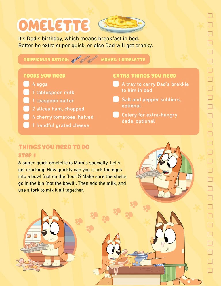 Bluey: Bluey and Bingo's Fancy Restaurant Cookbook Review - Impulse Gamer