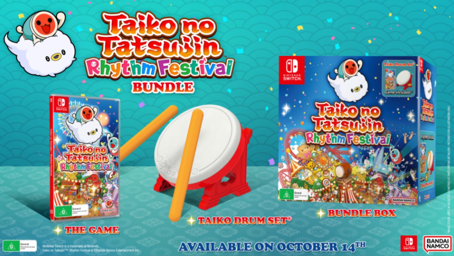 Taiko no Tatsujin Rhythm Festival will be released on October 14th, pre-order now - Impulse Gamer