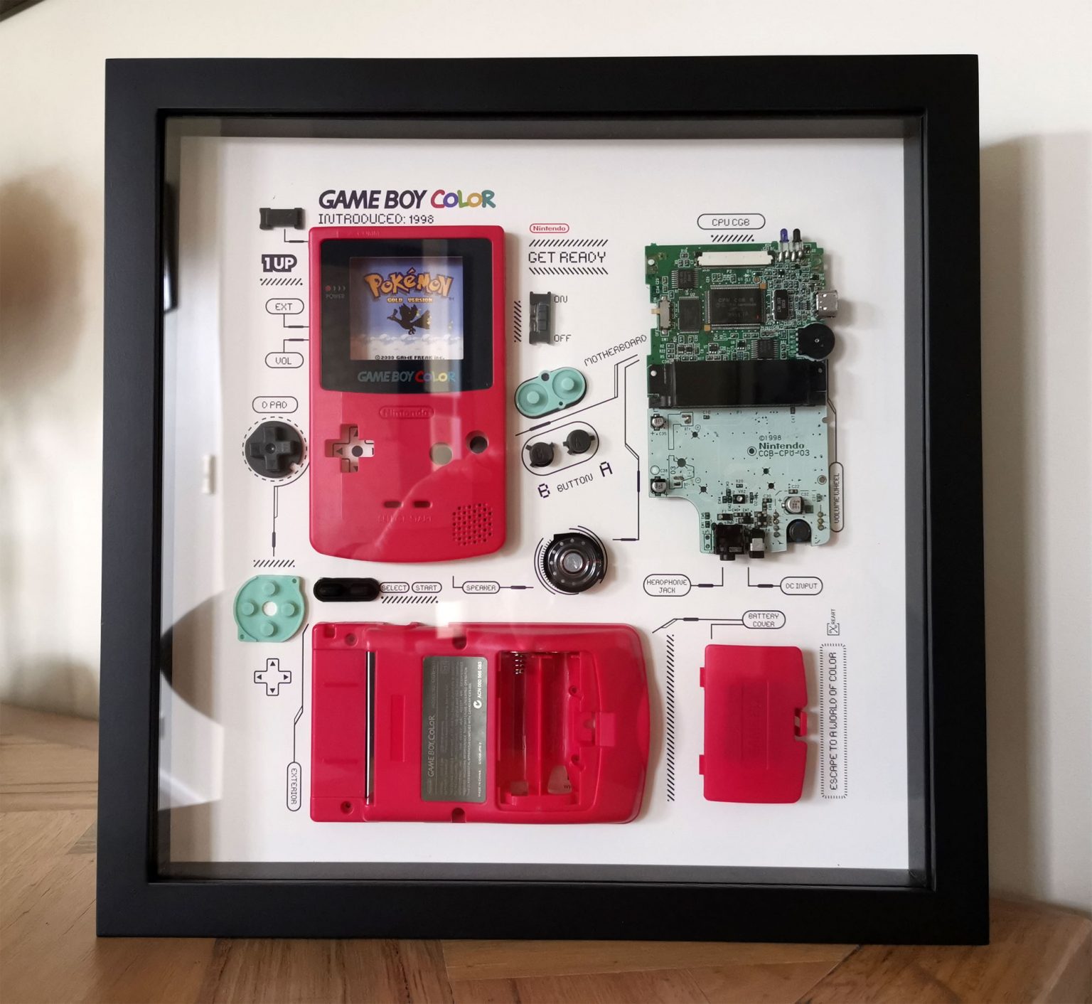 Xreart Nintendo Game Boy Color Frame Review - Impulse Gamer