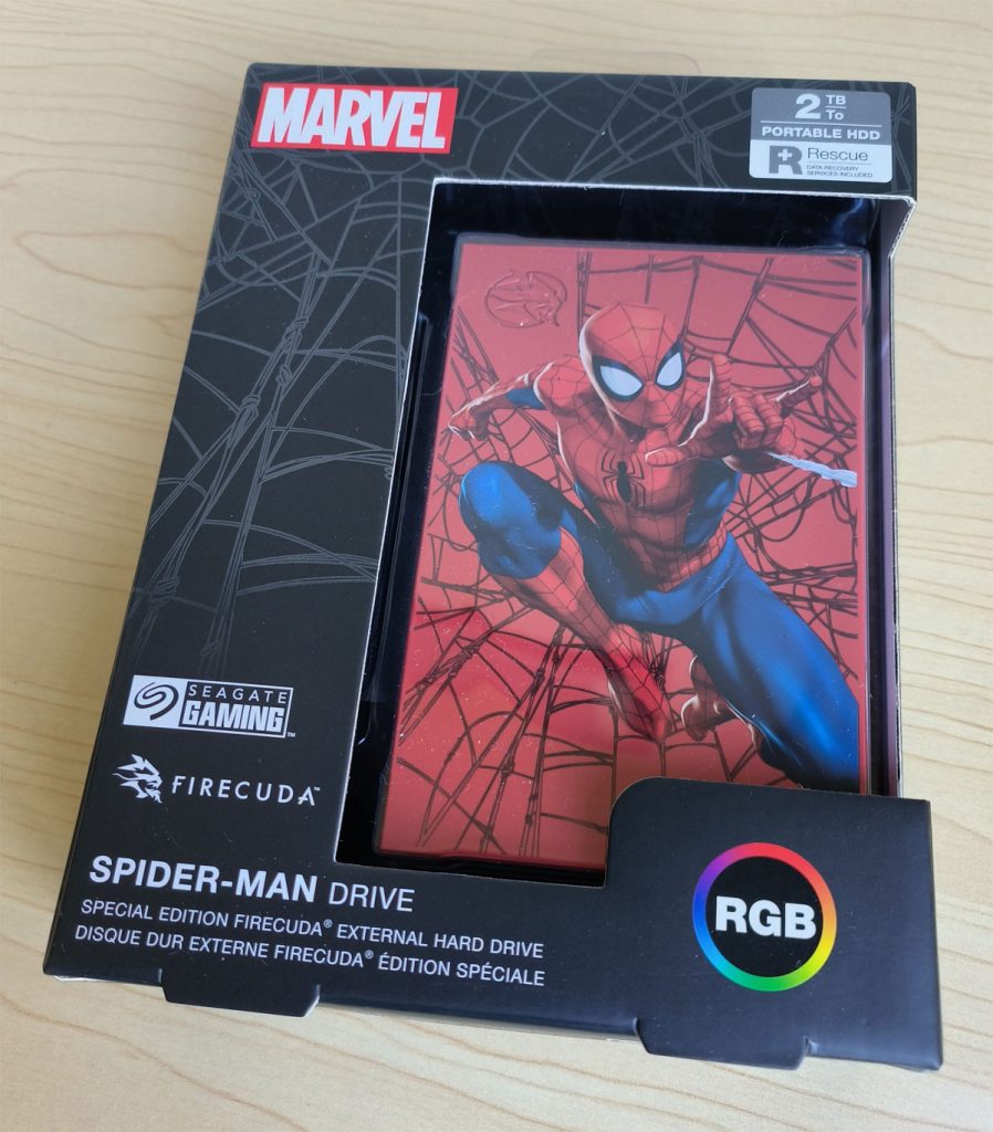 Spider-Man Special Edition FireCuda External Hard Drive @seagategaming ...
