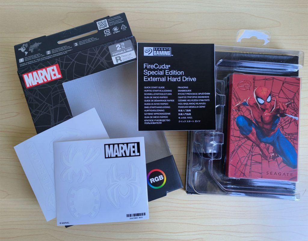 Spider-Man Special Edition FireCuda External Hard Drive @seagategaming ...