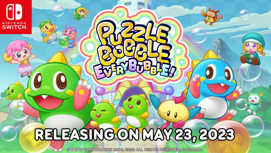 Puzzle Bobble Everybubble! will release on the 23rd of May, and ...