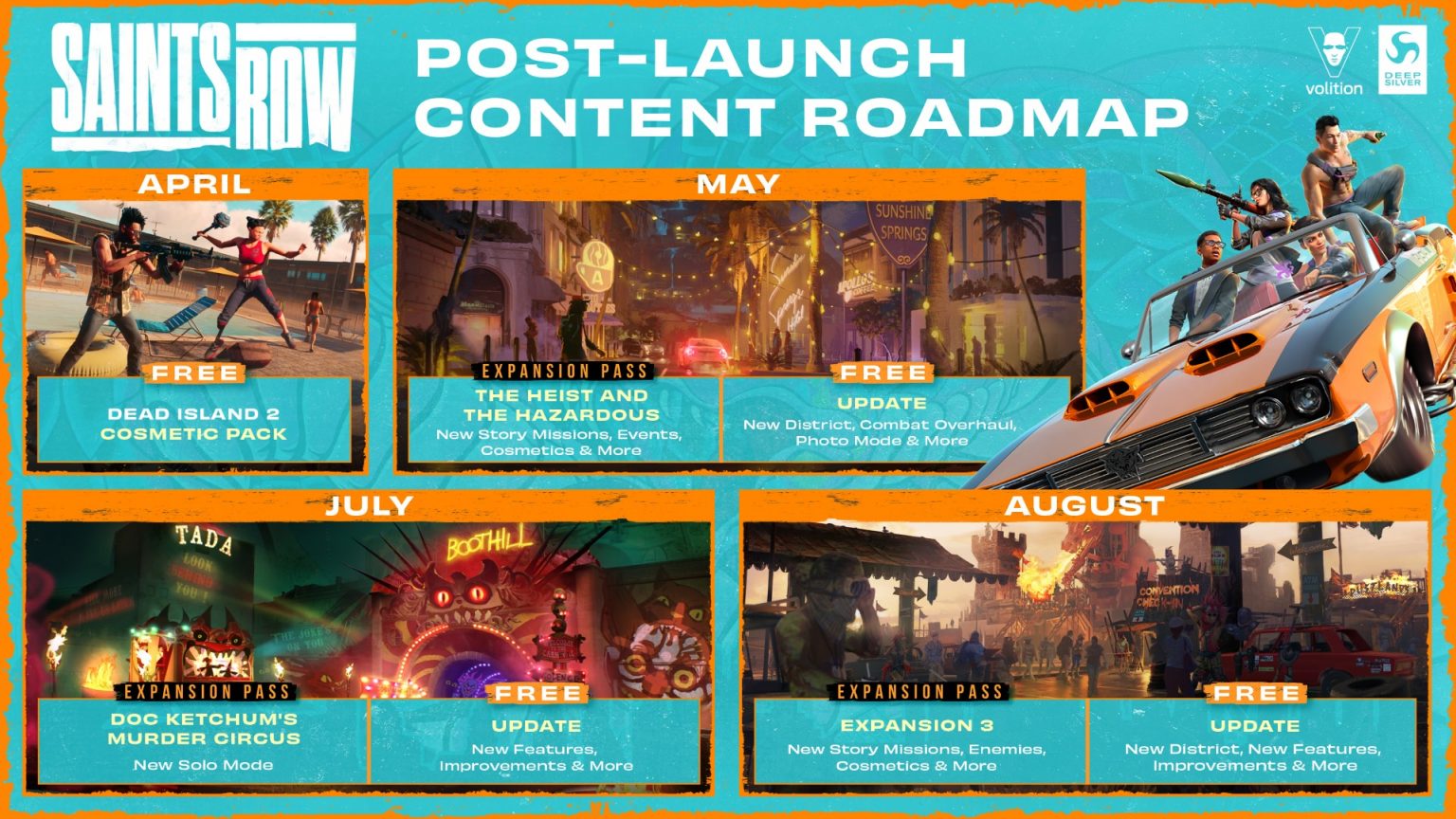 SAINTS ROW 2023 CONTENT ROADMAP REVEALED - Impulse Gamer SAINTS ROW 2023 CONTENT ROADMAP REVEALED - Impulse Gamer