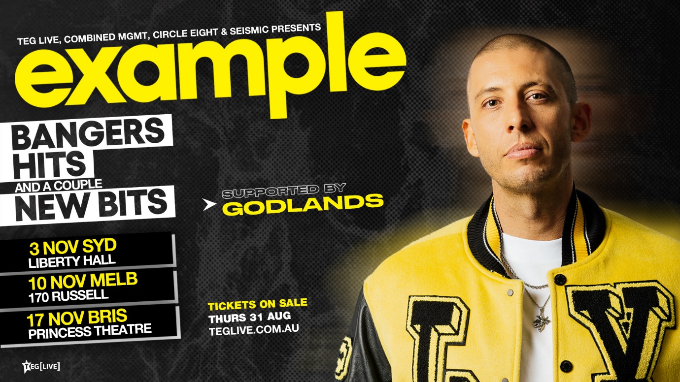 EXAMPLE ANNOUNCES HIGHLY ANTICIPATED HEADLINE AUSTRALIAN TOUR - Impulse ...