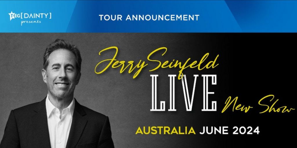 JERRY SEINFELD RETURNS TO AUSTRALIA FOR A NATIONAL TOUR - Impulse Gamer
