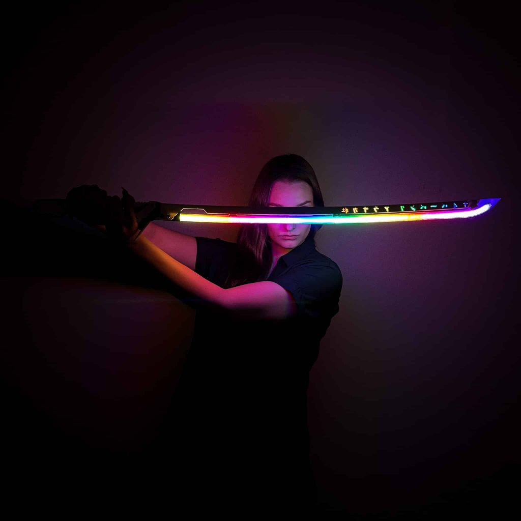 Introducing the Arasaka Thermal Katana RGB (Cyberpunk 2077 ...