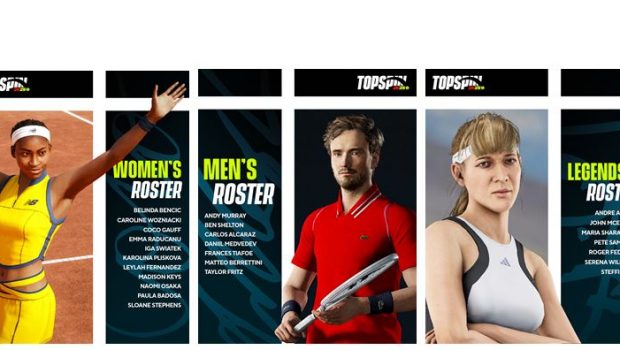 Topspin 2k25 Roster Revealed Bridging Past Present And Future Of