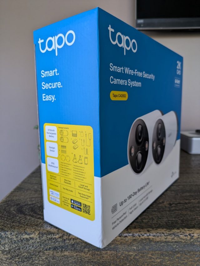 Tapo C420S2 Smart Wire-Free Security Camera System (2-Camera System ...
