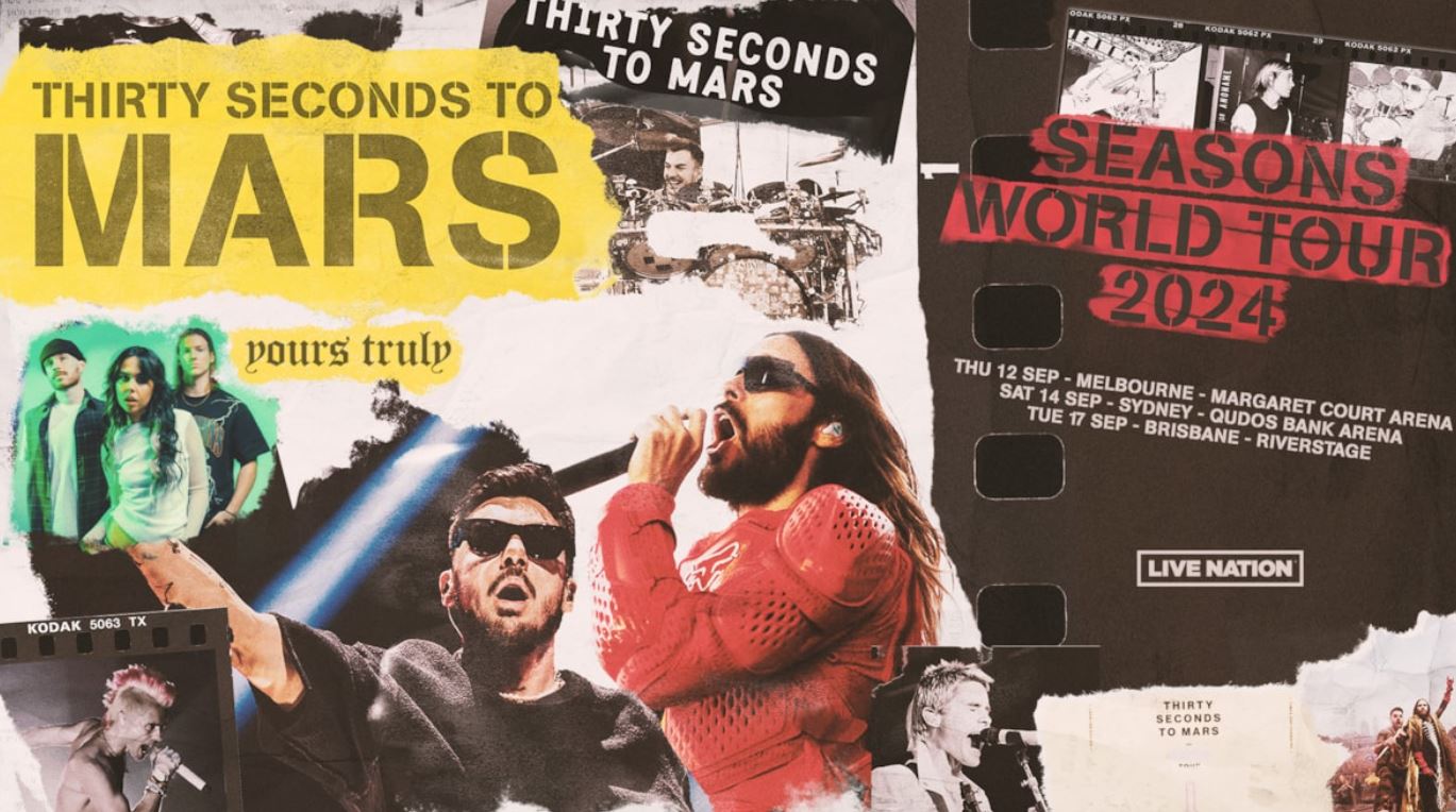 Thirty Seconds To Mars Announce Yours Truly As Tour Support For Massive ...