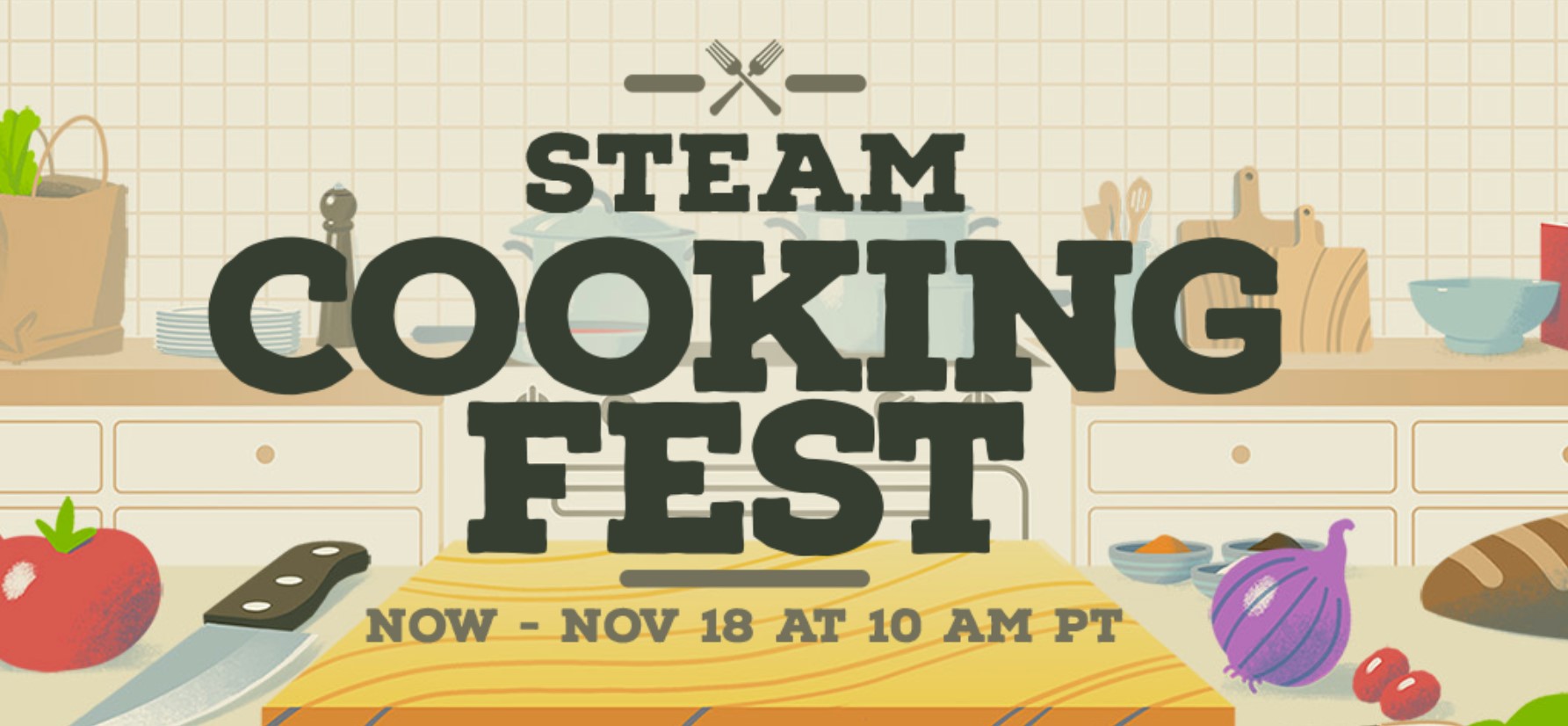 On now: Steam Cooking Fest - Impulse Gamer