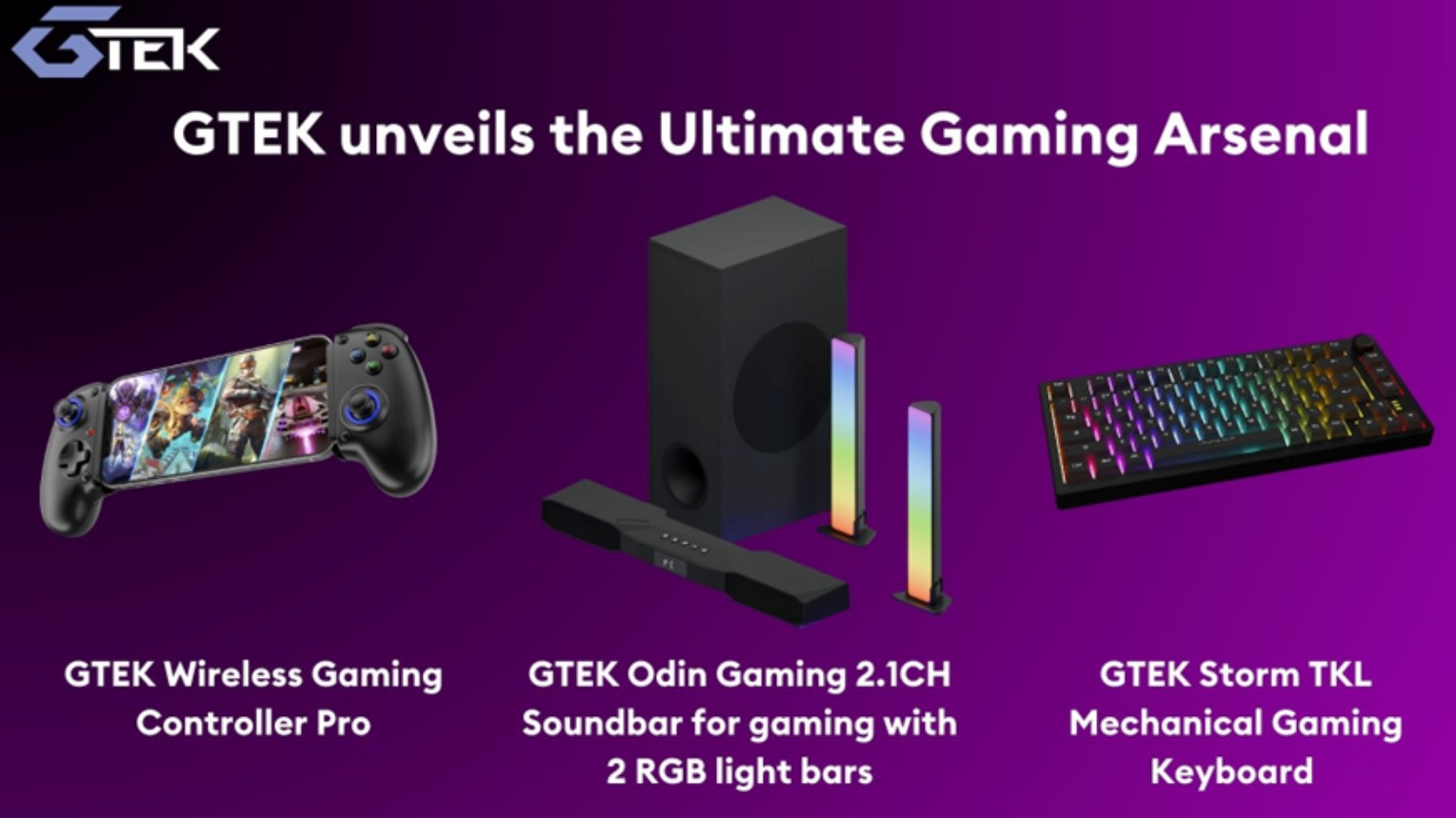 GTEK Unveils Its New Gaming Range - Where High Performance Meets Value ...