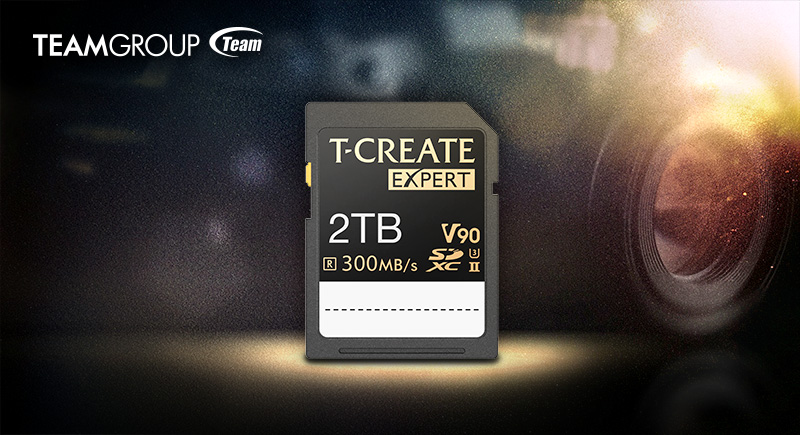 TEAMGROUP LAUNCHES 2TB T-CREATE EXPERT SDXC UHS-II U3 V90 MEMORY CARD ...