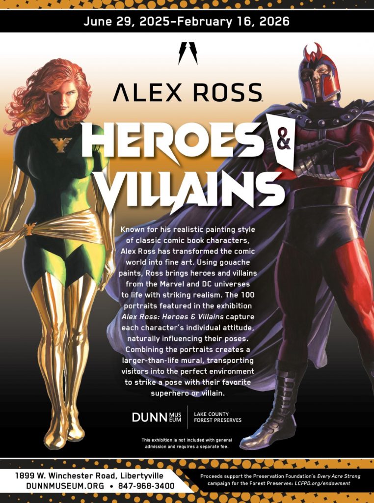 Alex Ross Heroes Villains Exhibition Opens This Summer At The Bess