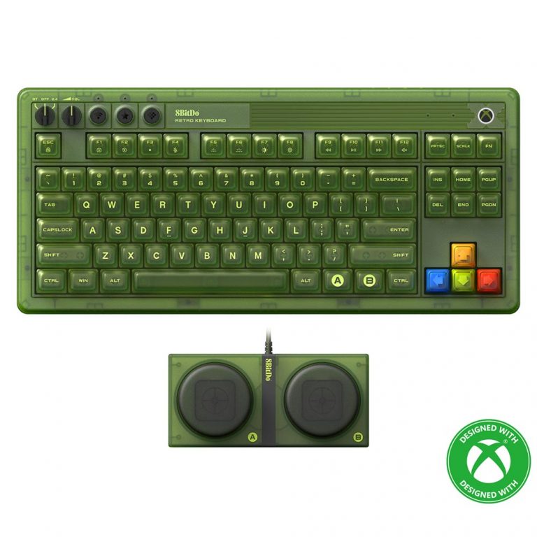 8BitDo Retro 87 Mechanical Keyboard Review (Xbox Edition) - Impulse Gamer