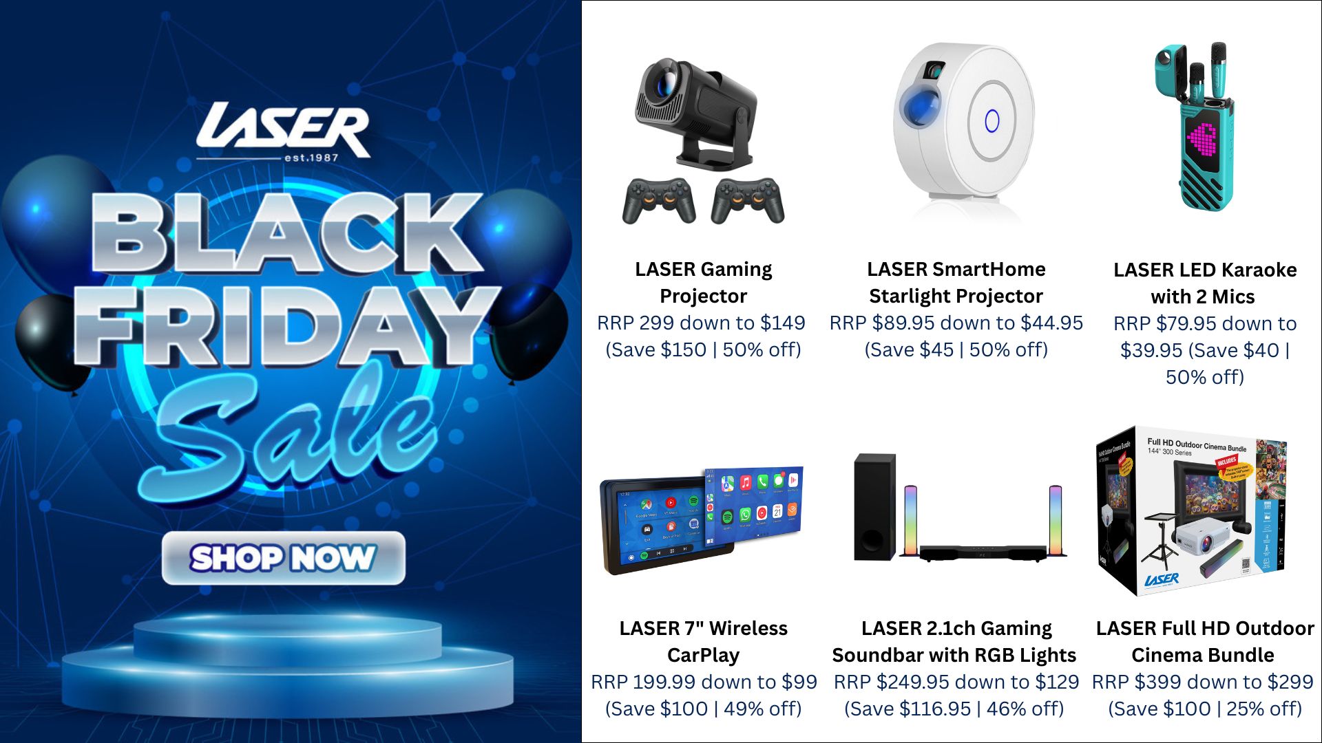 Black Friday Tech - Australian Owned LASER Makes Tech Gifting More ...