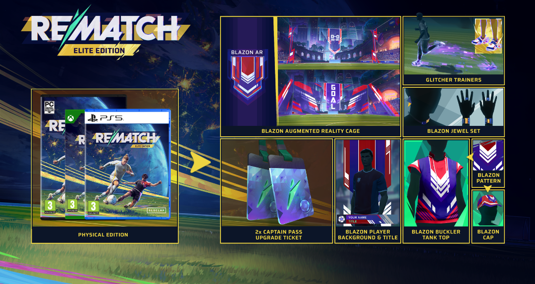 THE ULTIMATE COMPETITION IS NOW AT YOUR FINGERTIPS, REMATCH: ELITE ...