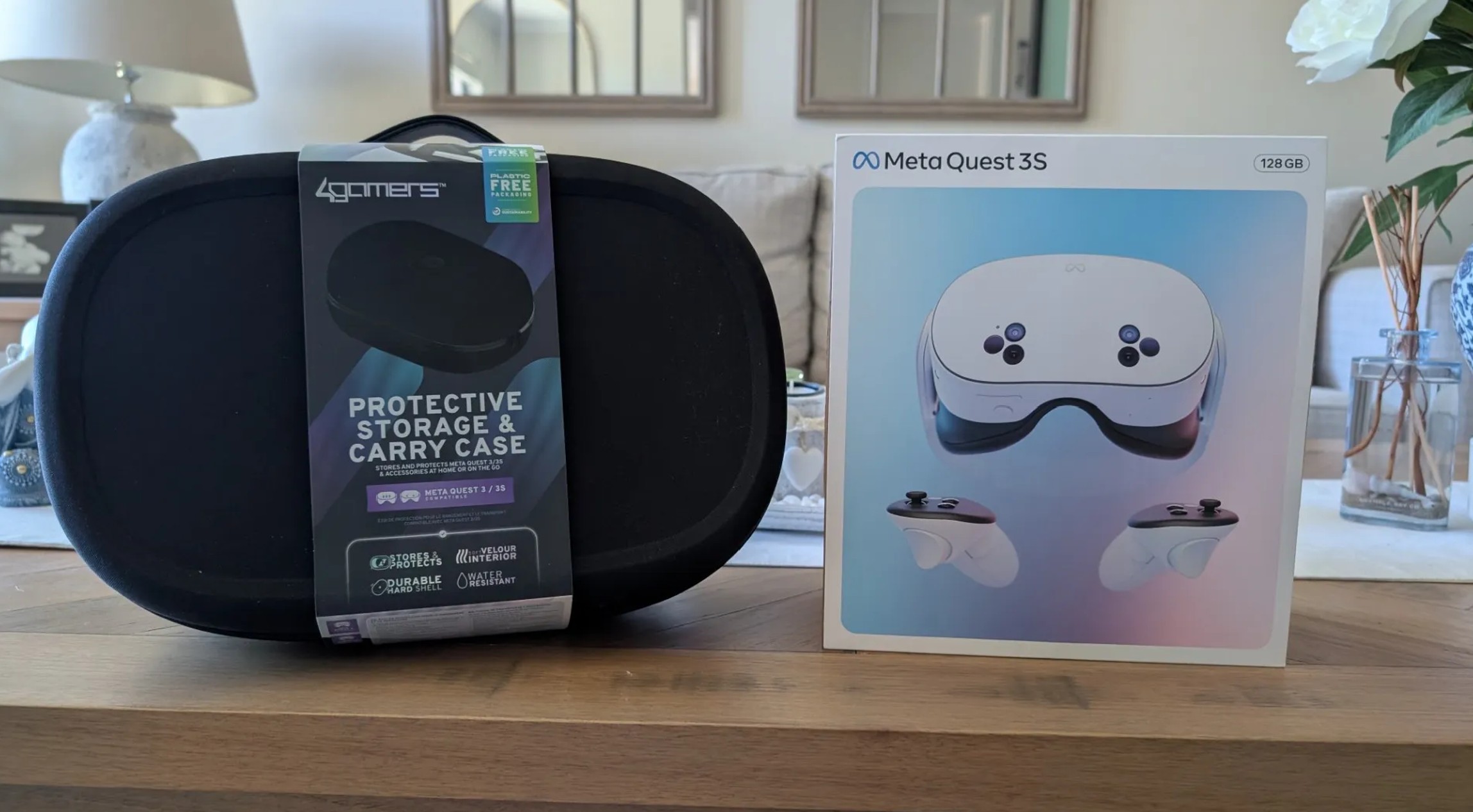 4Gamers Protective Storage and Carry Case for Meta Quest 3/Quest 3S ...