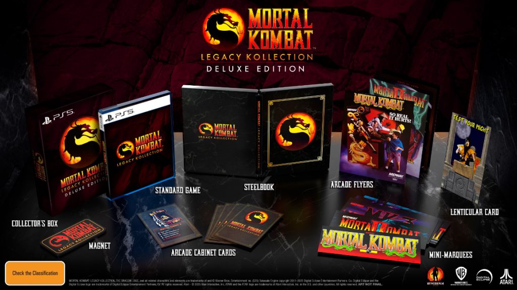 WIN 1 OF 3 PS5 MORTAL KOMBAT LEGACY KOLLECTION DELUXE EDITIONS ...