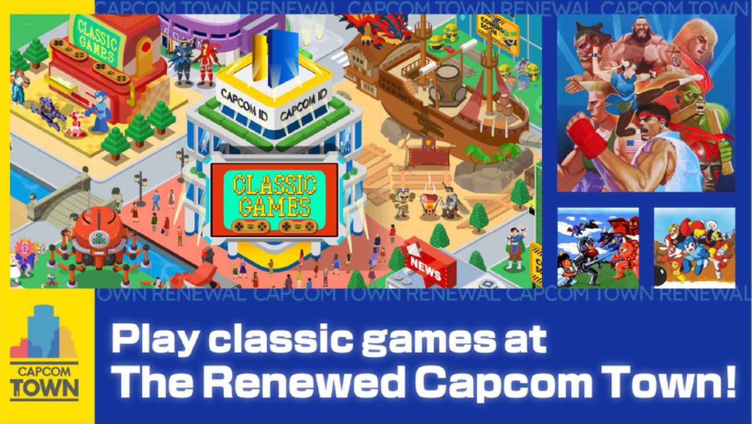 CAPCOM－Capcom Town is back with a brand-new look! Enjoy Capcom classic ...